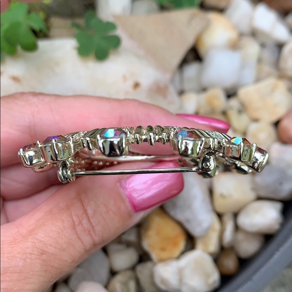 Coro | Jewelry | Vintage Coro Circle Rhinestone Brooch | Poshmark